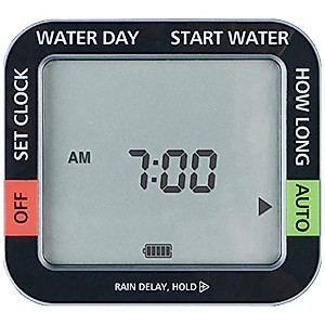 Melnor 65141AMZ 4 Zone Digital Water Timer, Grey, Black