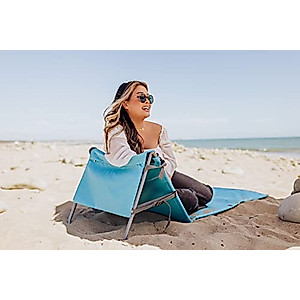 ONIVA - a Picnic Time brand Beachcomber Portable Beach Mat, Soft Beach Lounger, Backpack Beach Chair & Tote