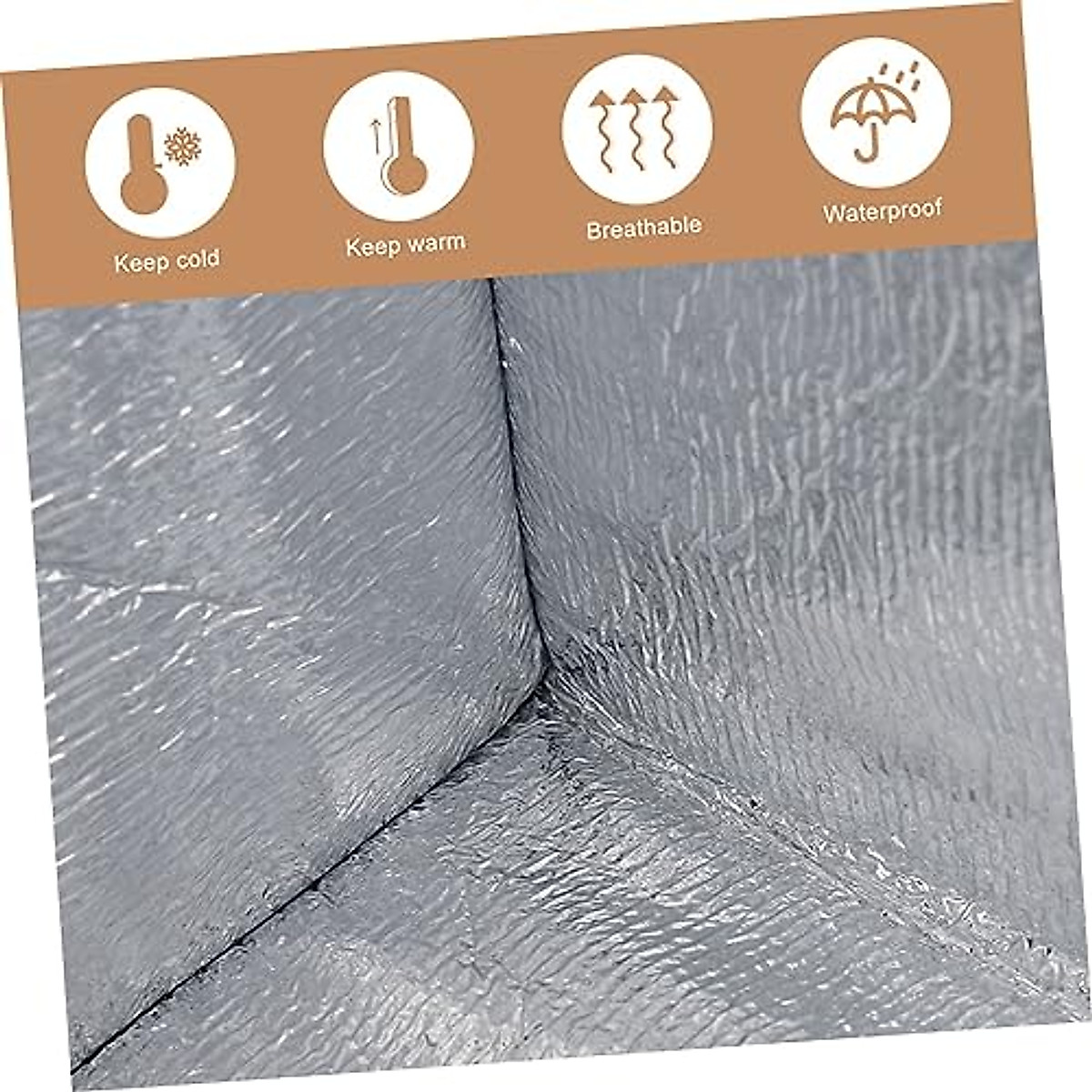 ULTECHNOVO Insulated Bag food warmer insulated for food delivery insulated delivery catering for food deliveries cake delivery insulated food delivery aluminum Fresh cooler Cake Delivery Bag