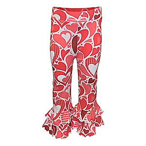 Unique Baby Girls Valentines Day Love You to the Moon 2pc Set (6, Moon)