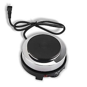 Portable Stove Electric,500W Small Hot Plates For Cooking Electric Single Electric Flat Cast Iron Heating Plate