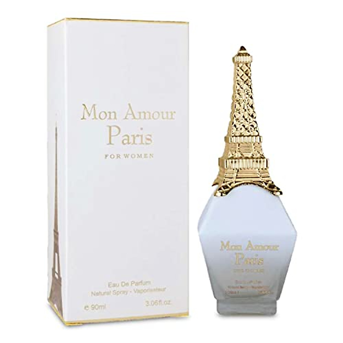 META-BOSEM MON AMOUR PARIS - DONNA BELLA ITALIA, Eau de Parfum Spray for Women, Wonderful Gift, Feminine, Daytime and Casual Use, for all Skin Types, a Classic Bottle, 3.06 Fl Oz