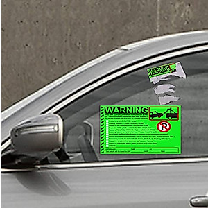 Parking Violation Stickers Notice Parking Violation Stickers Tow Warning You are Illegally Parked Multi Reasons 50 pcs Private Parking Warning Sticker for Car Window Fluorescent Green 5.5X7.5 inch