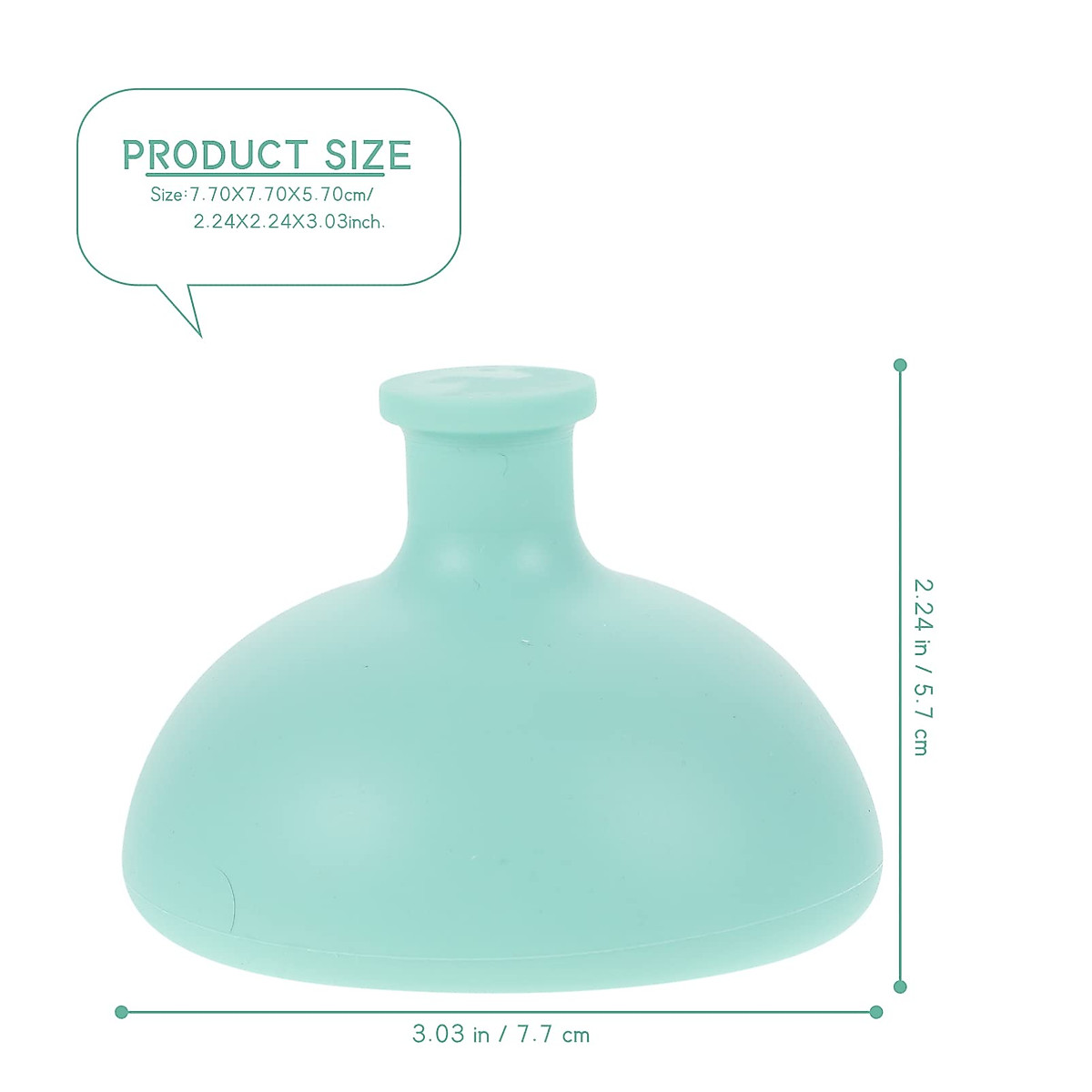 DOITOOL Baby Palm Chest Cup Massager: Silicone Up Phlegm Removal Percussion Tools for Nursing Sputum Pat Tools Green