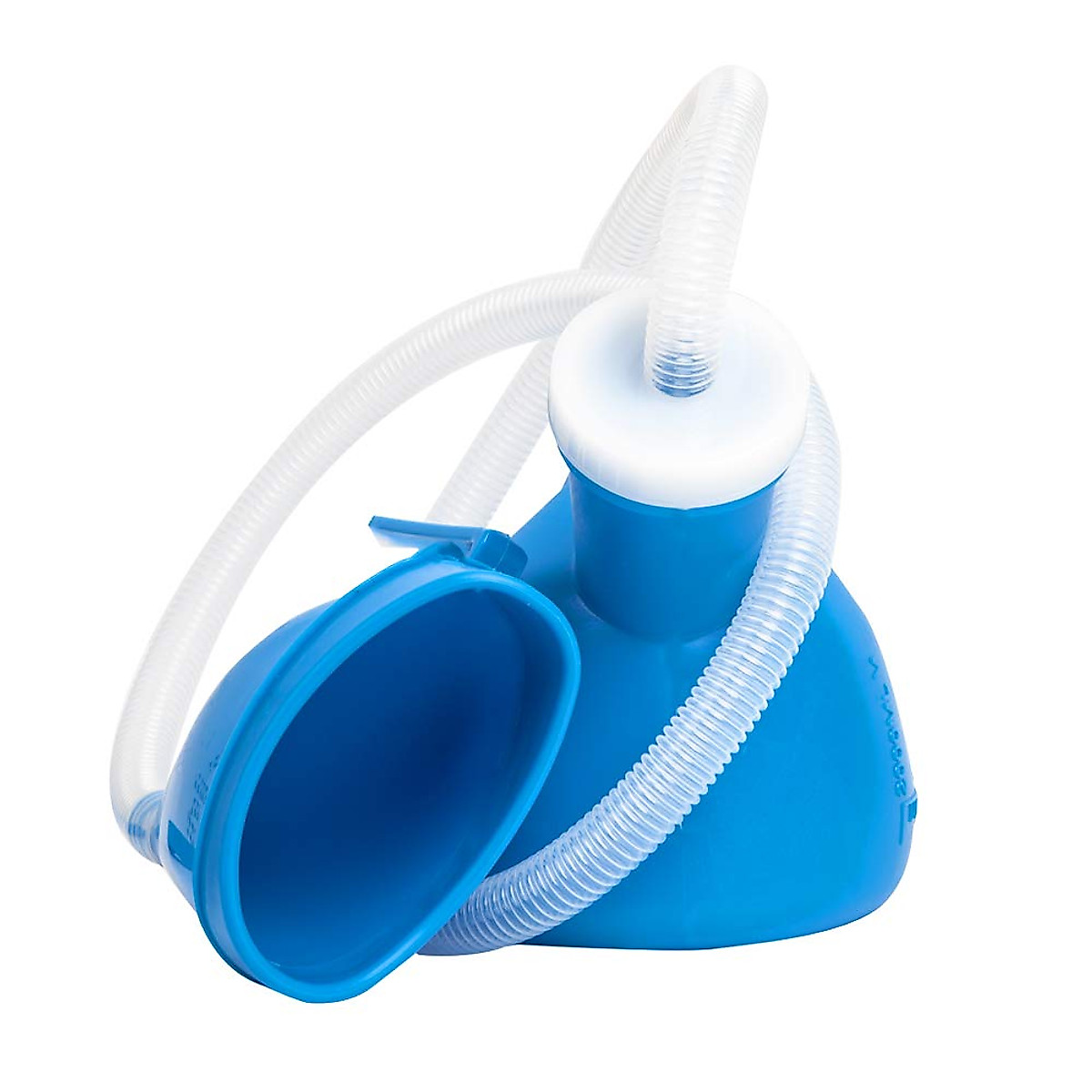 Portable Urinal for Women & Men, OOCOME Urinal Bottle Spill Proof Bedside Urinals 2000ml Travel Camping Urinal Toilet Pee Bottle with Long Hose (Blue)
