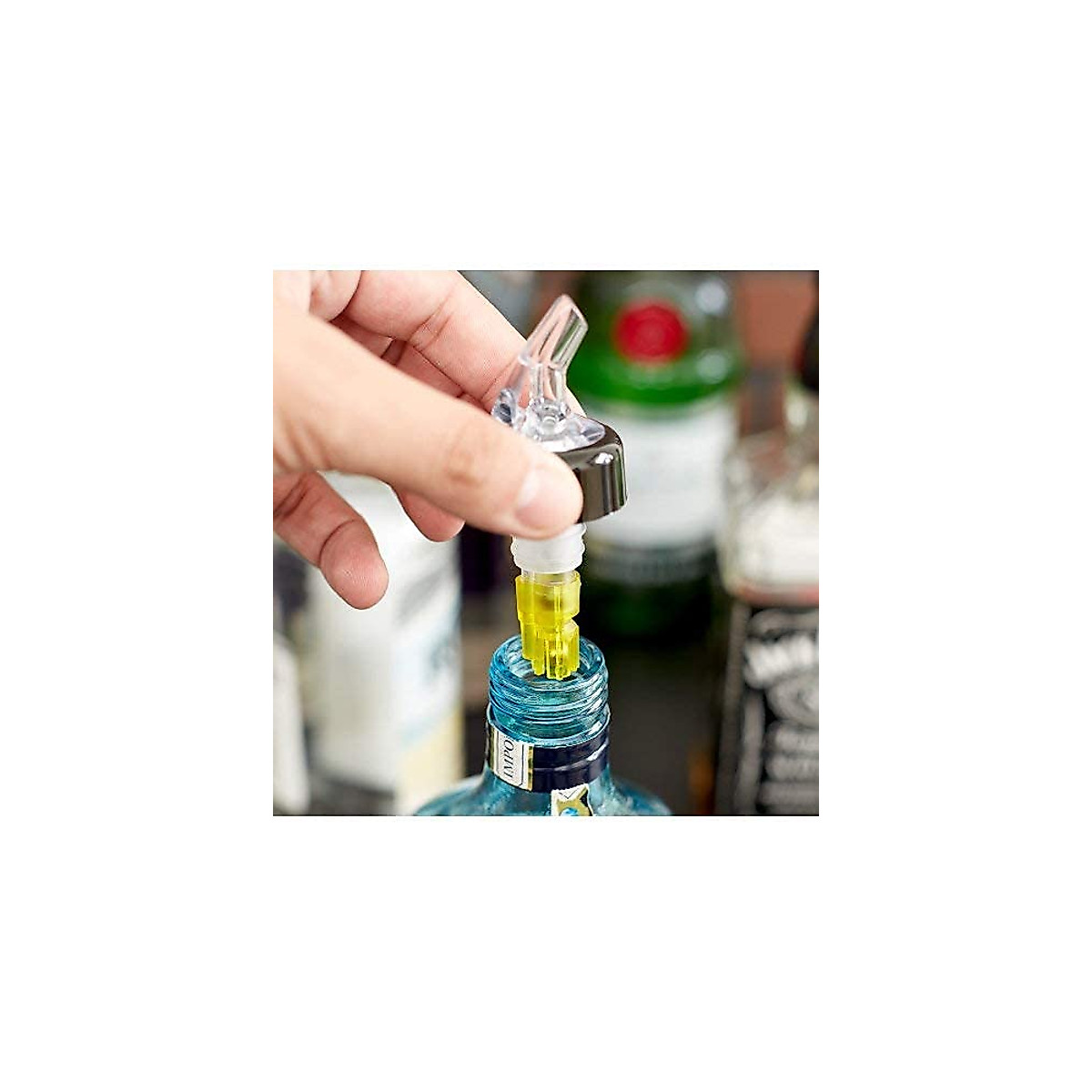 Precision Pour - Measured Pourer - Dust/Bug Flap - (1oz (30ml)) -Clear - 10 pack
