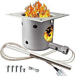 Fire Burn Pot and Hot Rod Ignitor Kit for Traeger and Pit Boss Wood Pellet Grill Parts Replacement