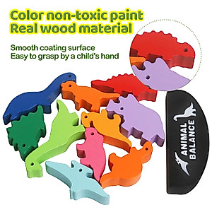 NAODONGLI Wooden Stacking Toys for Kids