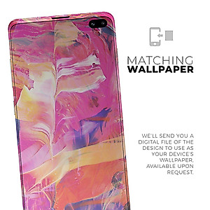 DesignSkinz Liquid Abstract Paint Remix V68 Protective Vinyl Decal Wrap Skin Cover Compatible with The Samsung Galaxy S20 (Screen Trim & Back Glass Skin)