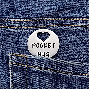 MIXJOY You Got This Pocket Hug Token & Greeting Card for Friends Family, Think of You Missing You Gift, Positivity Cheer Up Gift for Him Her, Sengding a Hug Gifts