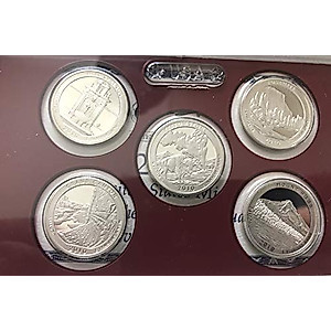 2010 S Silver National Park Quarter Proof set Comes in Original US mint Packaging Proof