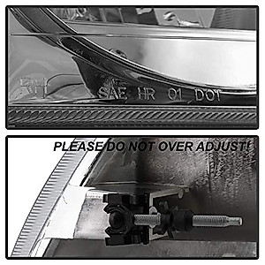 ACANII - For Chrome 1997-2003 Ford F150 Expedition Lightning Style Headlights w/Corner Signal Lights Lamps 4pcs Set