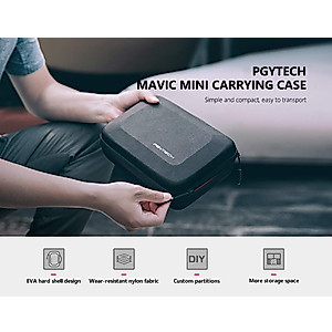 PGYTECH Carrying Bag Hard Shell Storage Cases for DJI Mavic Mini Compatible with Mini Drone and Accessories
