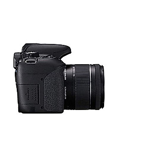 Canon EOS 800D Digital SLR with 18-55 is STM Lens Black (International Model No Warranty)