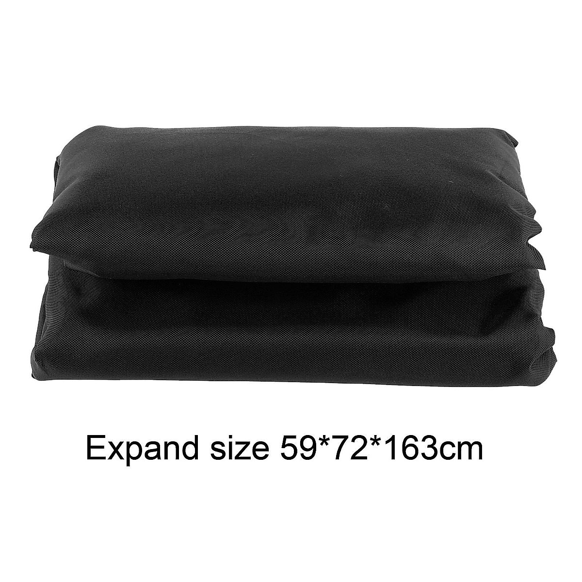 Generic Pan Rack Cover,Baker Rack Cover,23''x28''x64'' Waterproof Oxford Cloth,High Density Bakery Single Rack Cover for Restaurant, black, 59×72×163cm