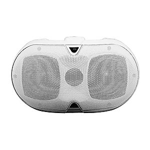 Rockville D4-8 White Dual 4" 8 Ohm Wall Mount Swivel Outdoor Home Patio Speaker