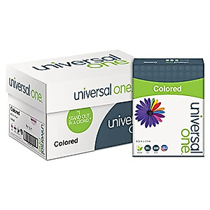 Universal 11212 Colored Paper, 20lb, 8-1/2 x 11, Orchid, 500 Sheets/Ream, UNV11212