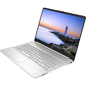 HP 2023 15'' FHD IPS Laptop, Windows 11, Intel 11th Gen i3 Processor Up to 4.0GHz, 8GB RAM, 256GB SSD, 4K Graphics, Super-Fast 6th Gen WiFi, Dale Silver (Renewed)