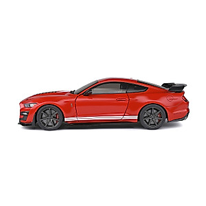 solido S1805903 Ford 1:18 Mustang GT500-Red, Multicolored