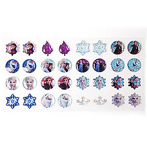 LUV HER 2 Girls 24 Piece Toy Jewelry Box Set with 7 Rings, Bracelet and 16 Pairs of Sticker Earrings