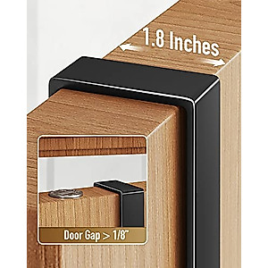 KitchLife Over The Door Hooks Hanger with Extra Long Arms for Easy Use by Women - Bathroom Accessories and Towel Rack Organization - 1 Pack, White, DH-LW4