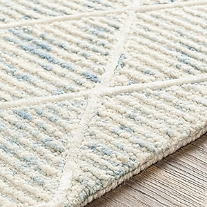 Mark&Day Area Rugs, 9x12 Miette Modern Ice Blue Area Rug, Blue Cream Carpet for Living Room, Bedroom or Kitchen (9' x 12')