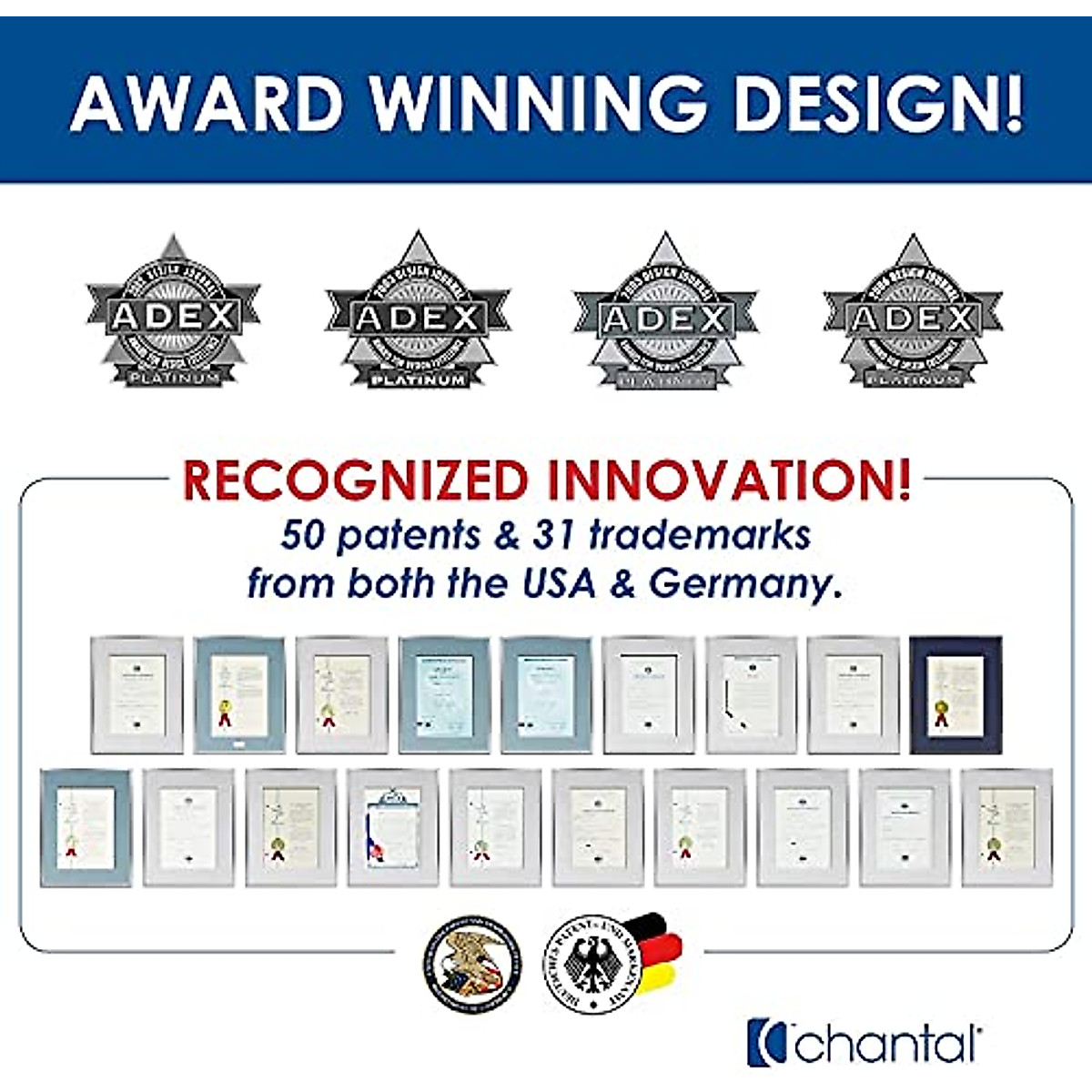 Chantal Oslo Cordless Electric Kettle (White)