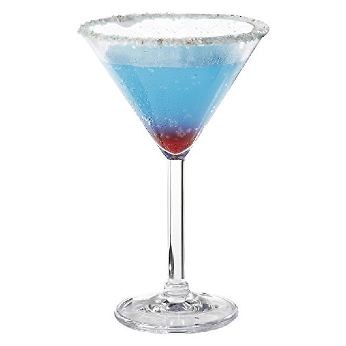 G.E.T. SW-1407-1-SAN-CL-EC Heavy-Duty Shatteproof Plastic Martini Glasses, 10 Ounce, Clear (Set of 4)