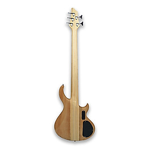 Left-handed Fretless 5 String Electric Bass Guitar Okoume body