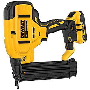 DEWALT 20V MAX* Cordless Brad Nailer Kit, 18GA (DCN680D1)