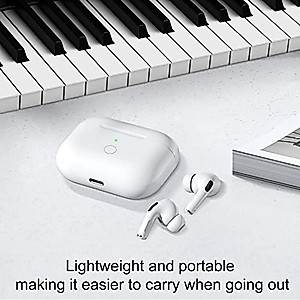 Compatible for AirPods Pro 2nd Generation Charging Case Replacement, Compatible for Wireless AirPods Pro 2 Charger Case with Bluetooth Pairing Sync Button,660 mAh Built-in Large Battery