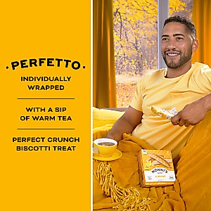 Nonni's Limone Biscotti Italian Cookies - 2 Boxes Lemon Cookies - Biscotti Individually Wrapped Cookies - Lemon Italian Biscotti Cookies w/White Icing - All Natural Ingredients - Kosher - 6.88 oz