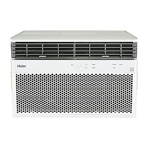 Haier Window Air Conditioner 12000 BTU, Wi-Fi Enabled, Energy-Efficient Cooling for Large Rooms, 12K BTU Window AC Unit with Easy Install Kit, Control Using Remote or Smartphone App