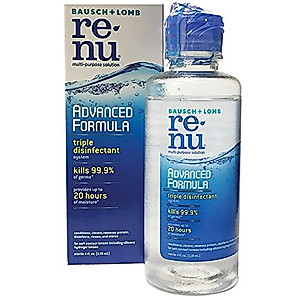 Renu Fresh Multi-Purpose Contact Lens Solution, Travel Size 2 Fl Oz (Pack Of 4)