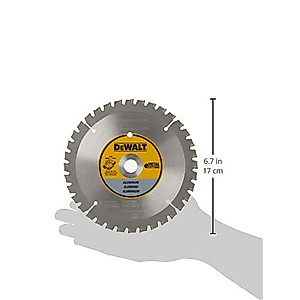 DEWALT Circular Saw Blade, 6 1/2 Inch, 36 Tooth, Aluminum Cutting (DW9152)