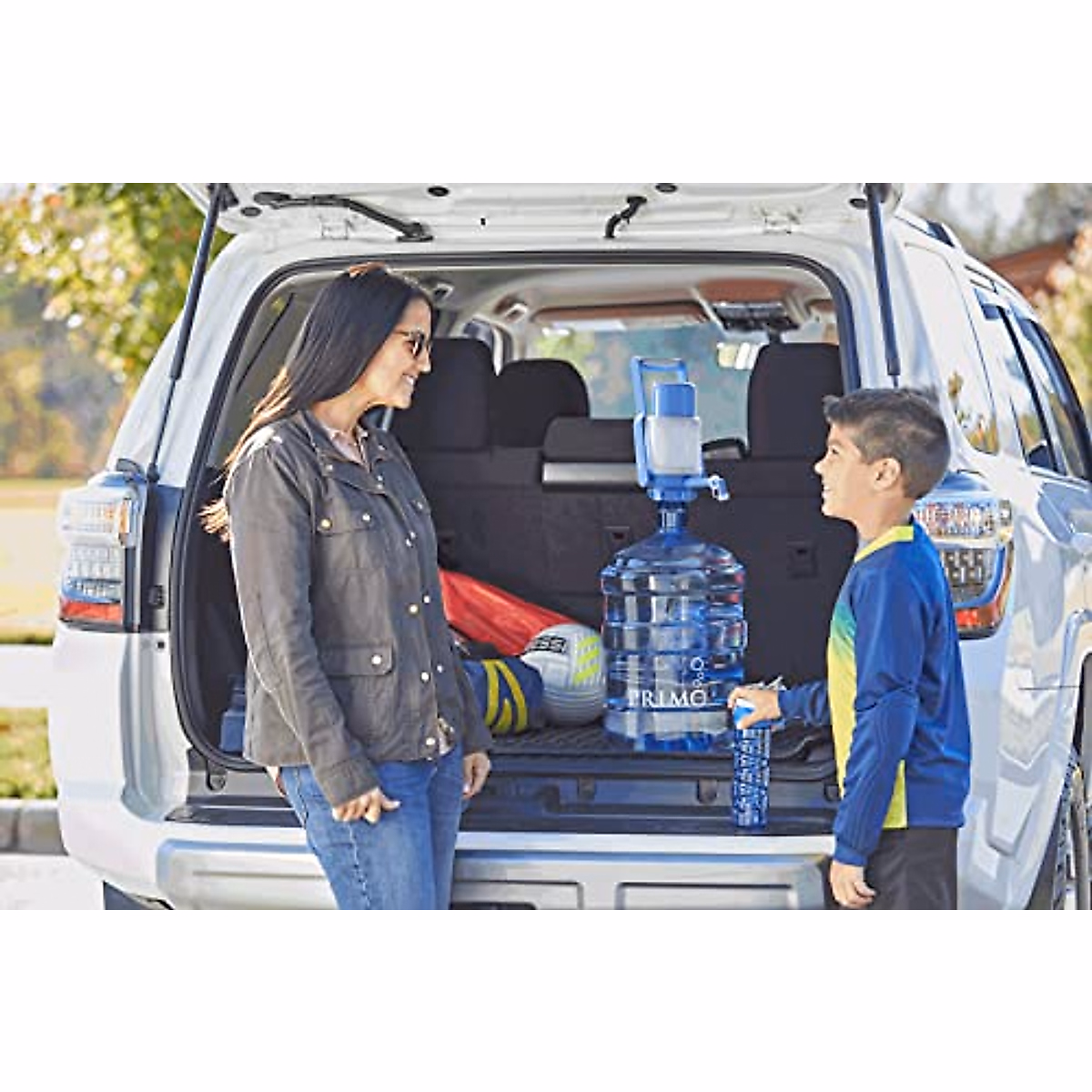 Primo Portable Bottle Pump Water Dispenser - for 3 or 5 Gallon Jugs