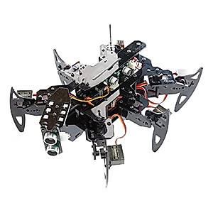 CHLOES Spider Robot Hexapod Spider Robot Kit, STEM Robotics Kit Brain-Training Toy Educational Toys Birthday Gift Robot Toys