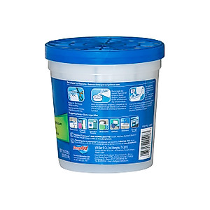 DampRid Pure Linen Refillable Absorber-10.5oz Traps Moisture for Fresher, Cleaner Air, 10.5oz cups - 4 pack, Blue, 4 Count