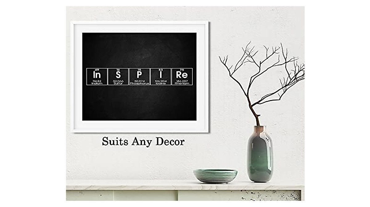 Periodic Table of Elements Print - 14x11 Science Wall Art for Classroom ...