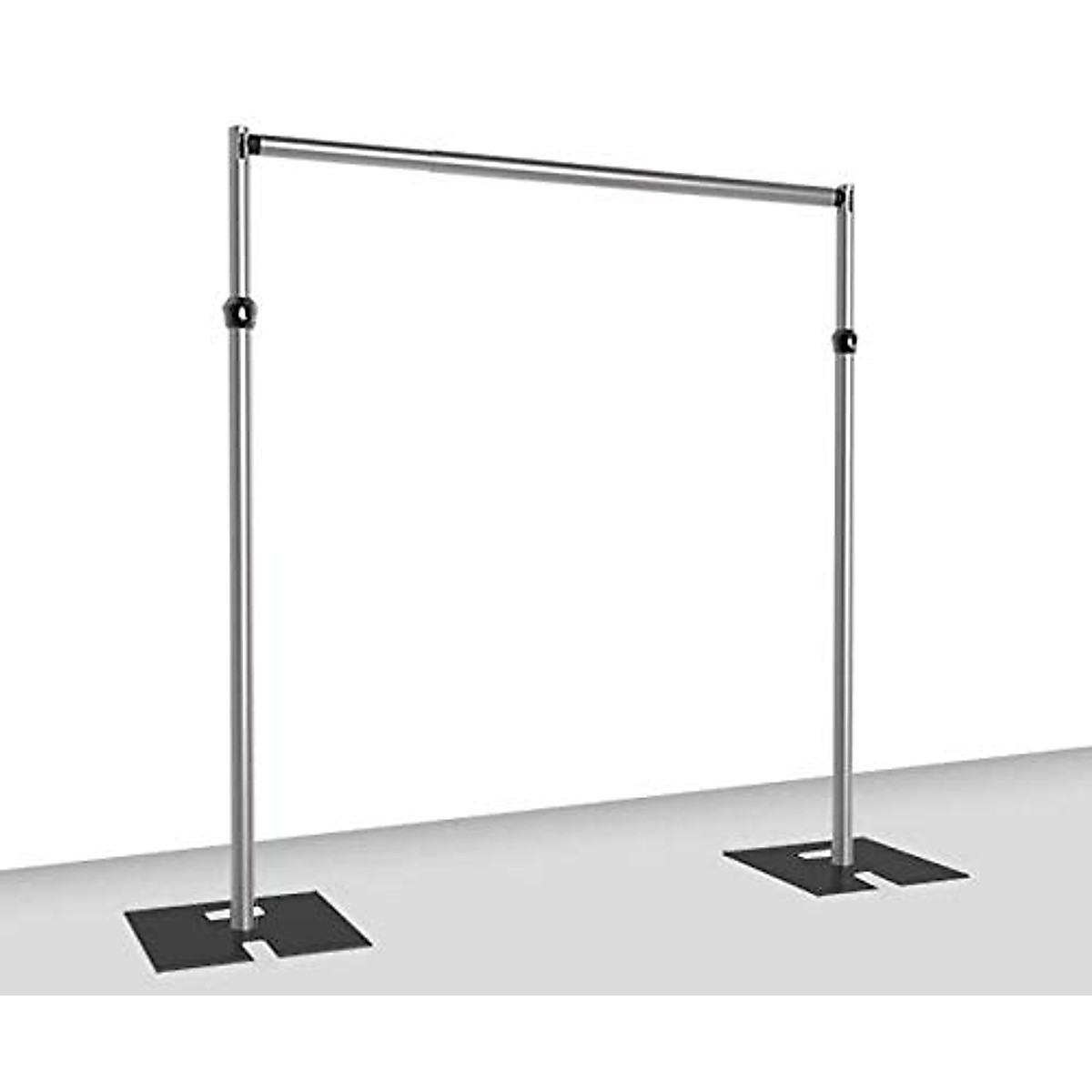 Pipe and Drape Backdrop Kit (6-10' Tall x 6-10' Wide Adjustable)