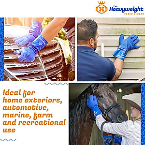 The Heavyweight Scrub Gloves – Blue - Regular