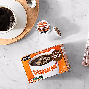 Dunkin' Original Blend Medium Roast Coffee, 10 Keurig K-Cup Pods