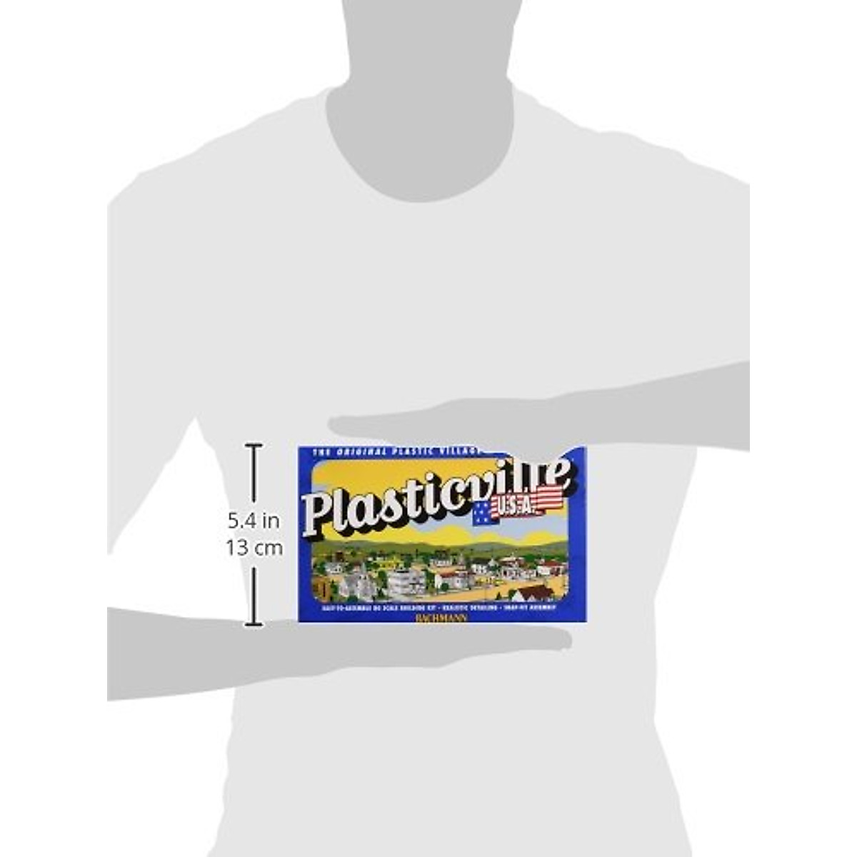 Bachmann Trains - PLASTICVILLE U.S.A. BUILDINGS – CLASSIC KITS - POST OFFICE - HO Scale