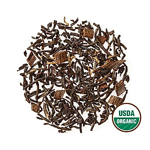 Golden Moon Tea Organic Madagascar Bourbon Vanilla Black Tea - Loose Leaf, Non-GMO - Travel Tin (30 Servings)