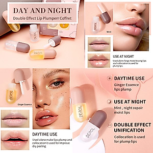 DEROL Lip Plumper Set,Natural Lip Plumper and Lip Care Serum,Lip Enhancer for Fuller,12Pcs Matte Liquid Lipstick + LipLiner Pens Set, Matte liquid Long-Lasting Wear Non-Stick Cup Waterproof Lip Gloss