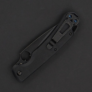 Generic Zhalo EDC folding knife by Daggerr (Black handle and black stonewash blade), FM02-2BKBW