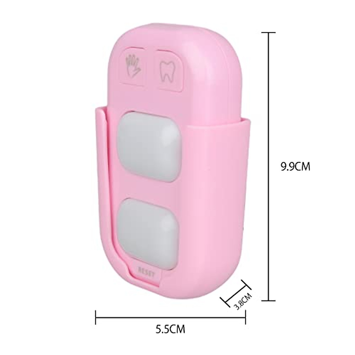 SOARING Teethbrush Timer for Kids, 2 Minutes Teeth Brushing and 20 Seconds Hand Washing Timer, Color Indicator Timer for Children Training Stick on Bathroom