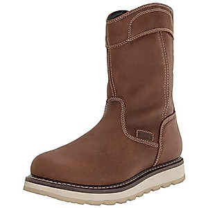 KEEN Utility Men's Work Boots, Belgian/Off White, 13 Wide