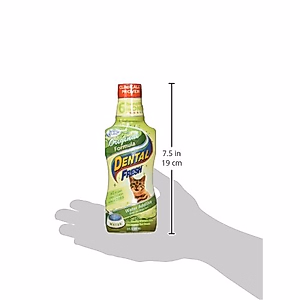 Dental Fresh Water Additive for Cats, Original Formula, 8 oz – Cat Breath Freshener – Products for Cats to Help Overall Cat Dental Health