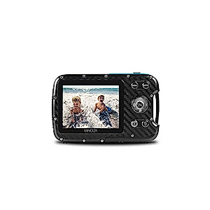 Minolta MN30WP 21 MP / 1080P HD Waterproof Digital Camera (Teal)
